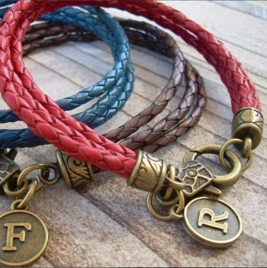 Custom Sized Leather and Alternative Metal Bracelets Necklaces Chokers